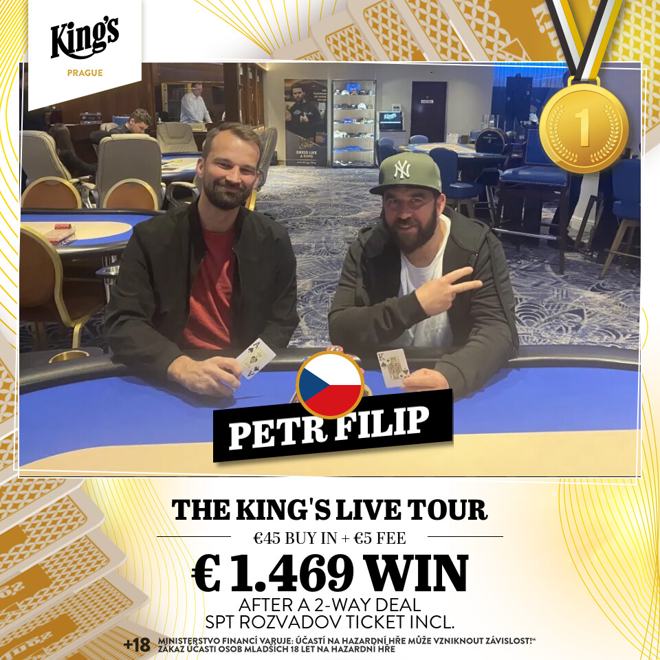 King’s Pragues: Petr Filip a "King" dealnuli King’s Live Tour!